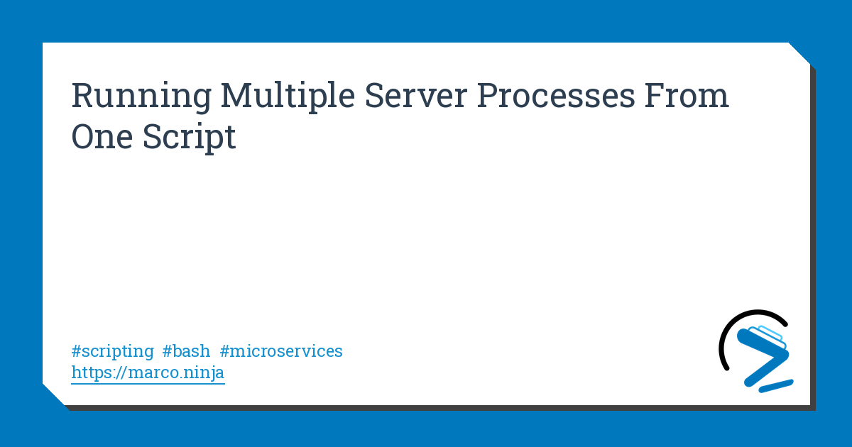 Running Multiple Server Processes From One Script | marco.ninja